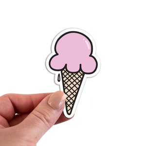 Ice Cream Stickers, Ice Cream Pop Sticker, Ice Cream Laptop Sticker ...