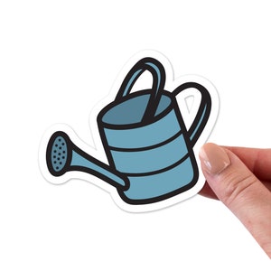 Watering Can, Water Plant Sticker, Water Plant Stickers, Plant Stickers ...