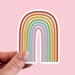 Rainbow Stickers, Rainbow Sticker, Rainbow Laptop Sticker, Rainbow ...