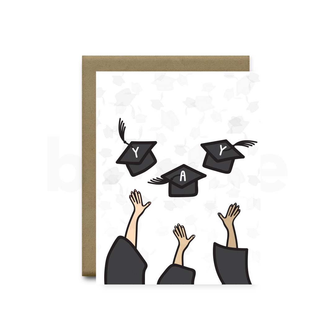 Graduation Card, Graduate Card, Card for Graduate, Congratulations Grad ...