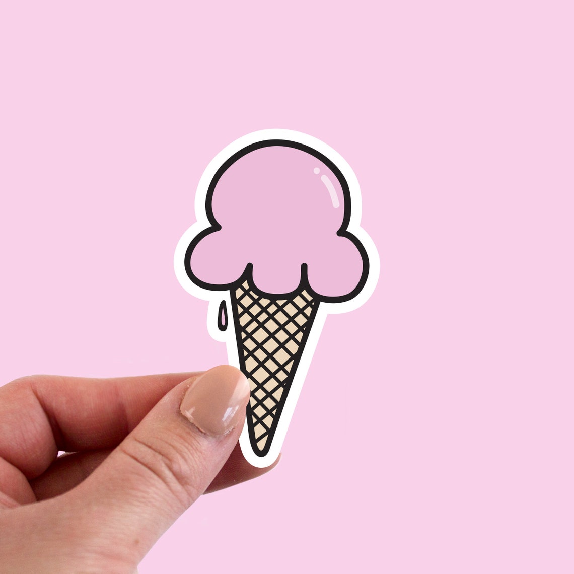 Ice Cream Stickers Ice Cream Pop Sticker Ice Cream Laptop | Etsy