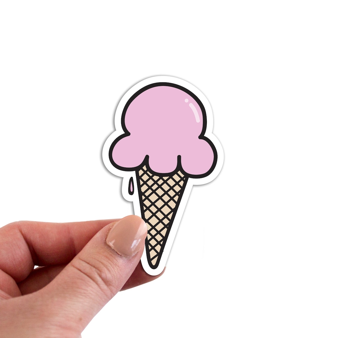 Ice Cream Stickers, Ice Cream Pop Sticker, Ice Cream Laptop Sticker ...