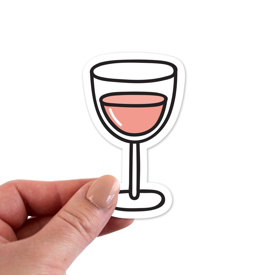 Wine Stickers, Wine Pop Sticker, Wine Laptop Sticker, Wine Vinyl ...