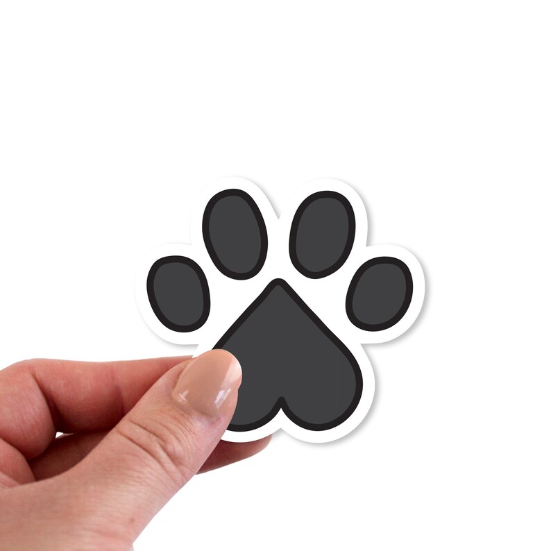 Paw Print Stickers Paw Print Sticker Paw Print Laptop | Etsy