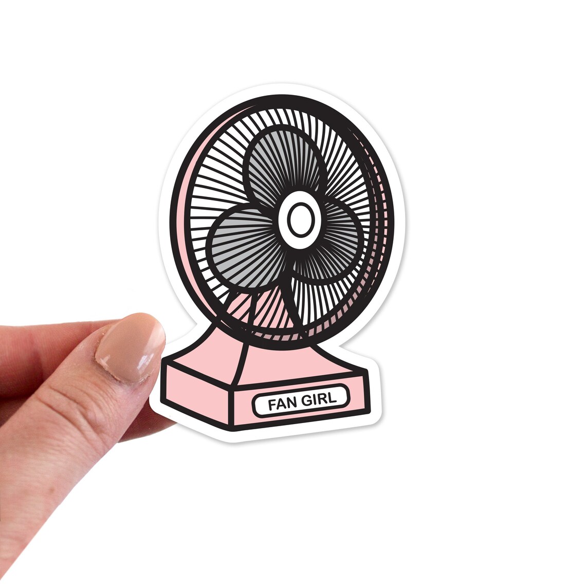Fan Girl Stickers Fan Girl Sticker Fan Girl Laptop Sticker - Etsy
