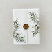 Greenery Vellum Wrap 5x7 DIY Wedding Invitation, Vellum Jacket, Rustic ...