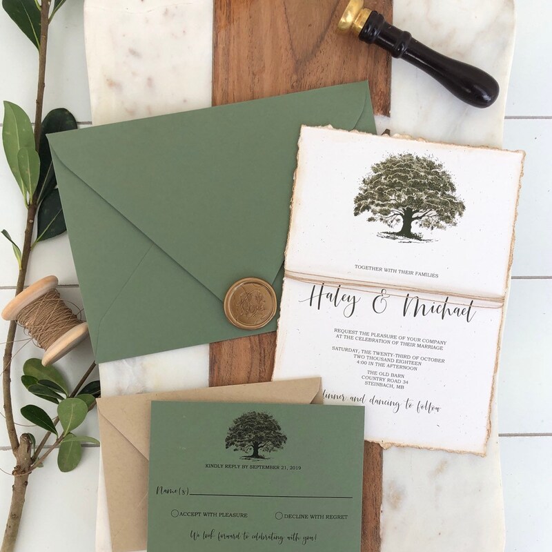 Tree Wedding Invitation - Etsy