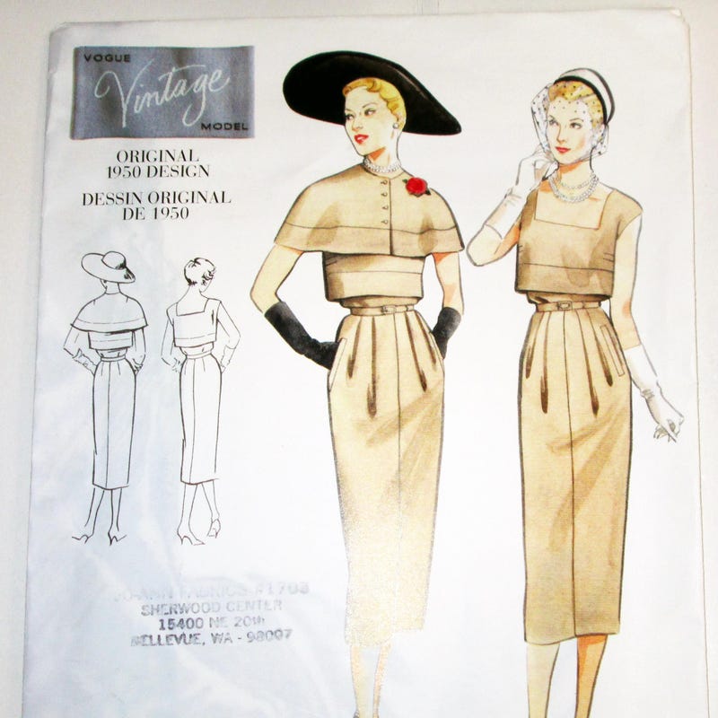 1950s Vogue Patterns - Etsy