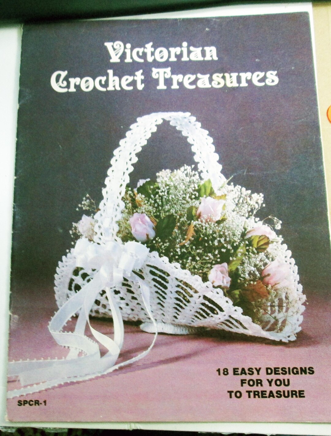 1980s Victorian Crochet Treasures Pattern Decor Stiffened Designs - Etsy