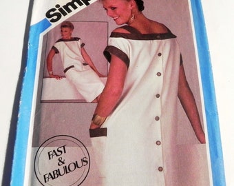 Back button dress | Etsy