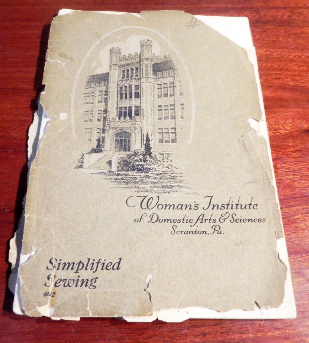 1920s Simplified Sewing Booklet Learn to Sew Woman's Institute ...