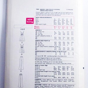 1970s Evening Dress Boho Top Bell Bottom Palazzo Pants Vintage Pattern ...