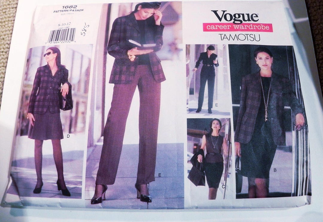 1990s Career Business Wardrobe Pencil Skirt Pants Jacket Blouse Dress ...