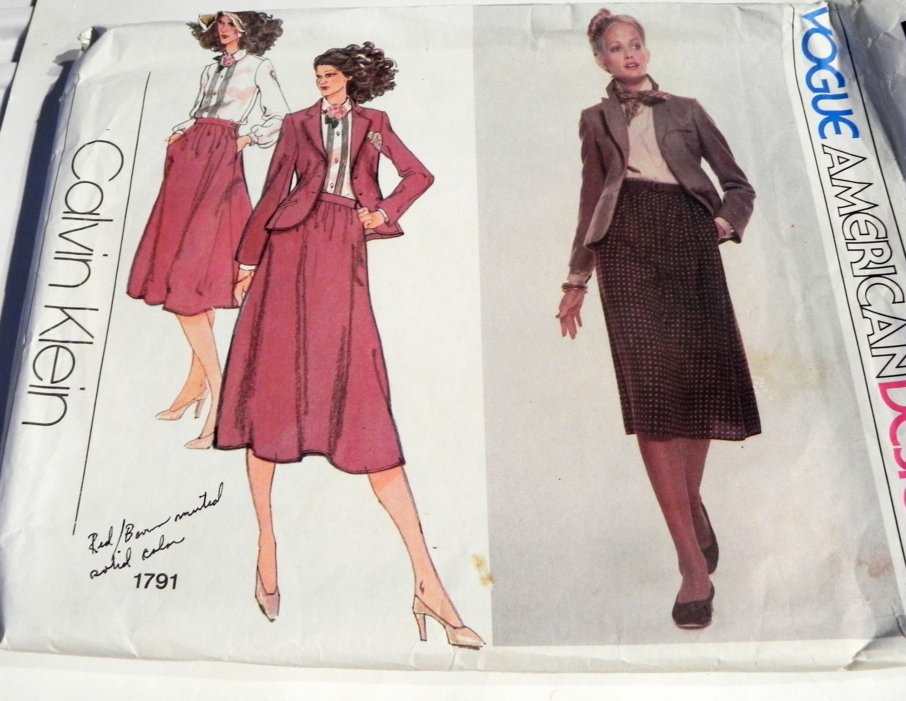 1970s Calvin Klein Annie Hall Blazer Jacket Blouse Pin Tucks Flared ...