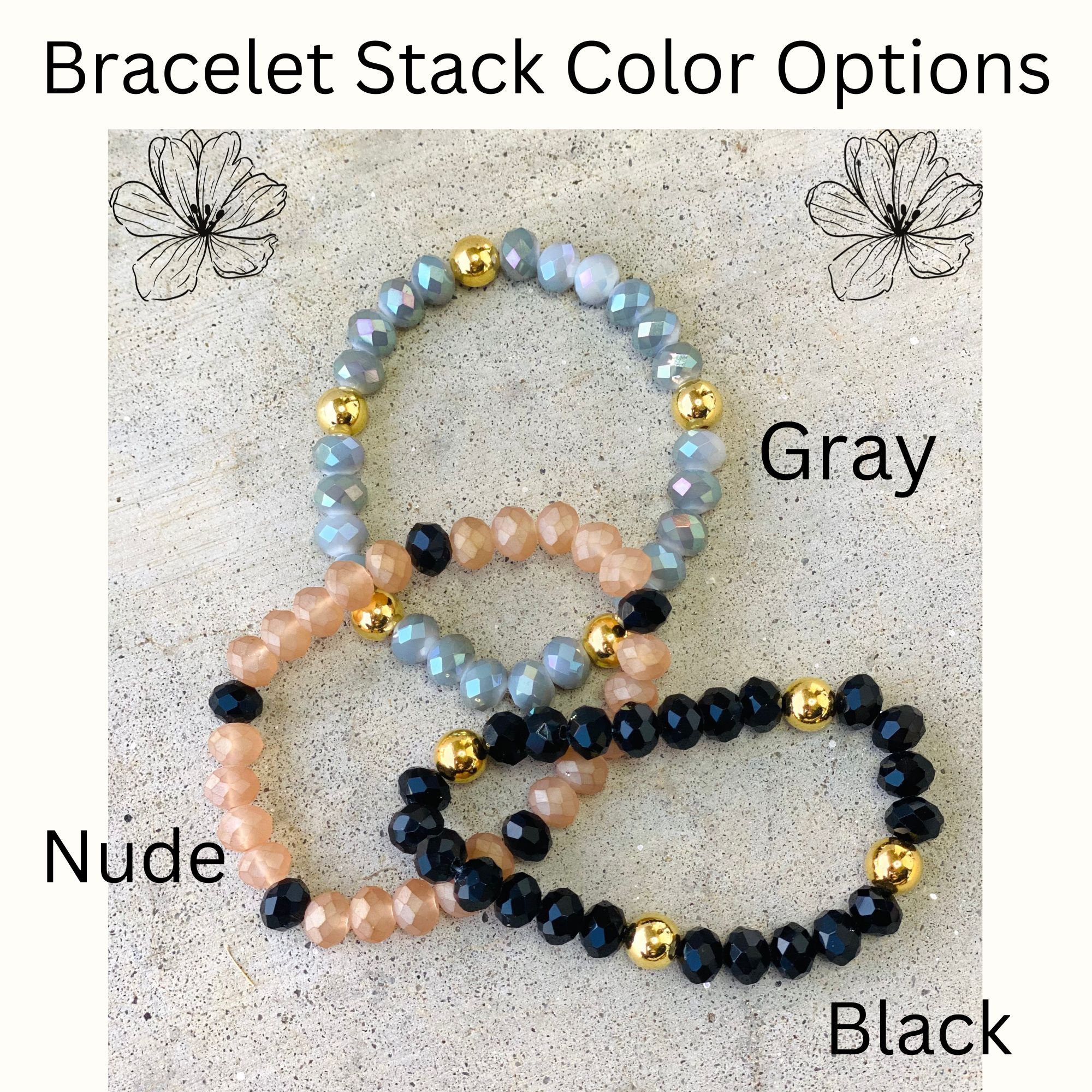 Beaded Bracelet Stack for Women Bracelet Set Stack Bracelets for Women ...