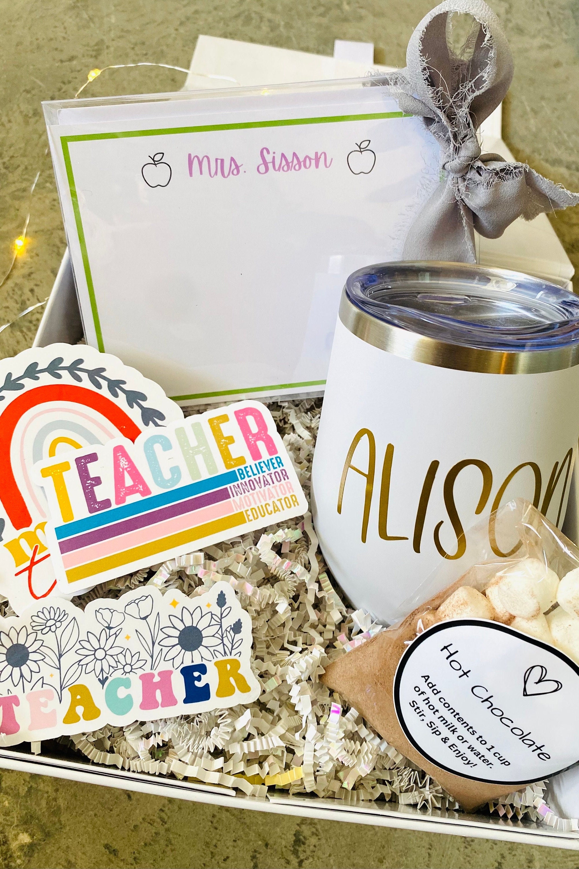 Teacher Appreciation Gift Teacher Gift Package End of School Year Gift ...