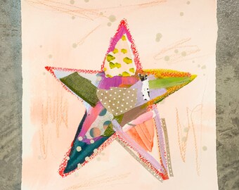 Abstract Star Art | Etsy