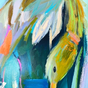 Black Lab Painting Black Lab Wall Decor Labrador Retriever Canvas ...