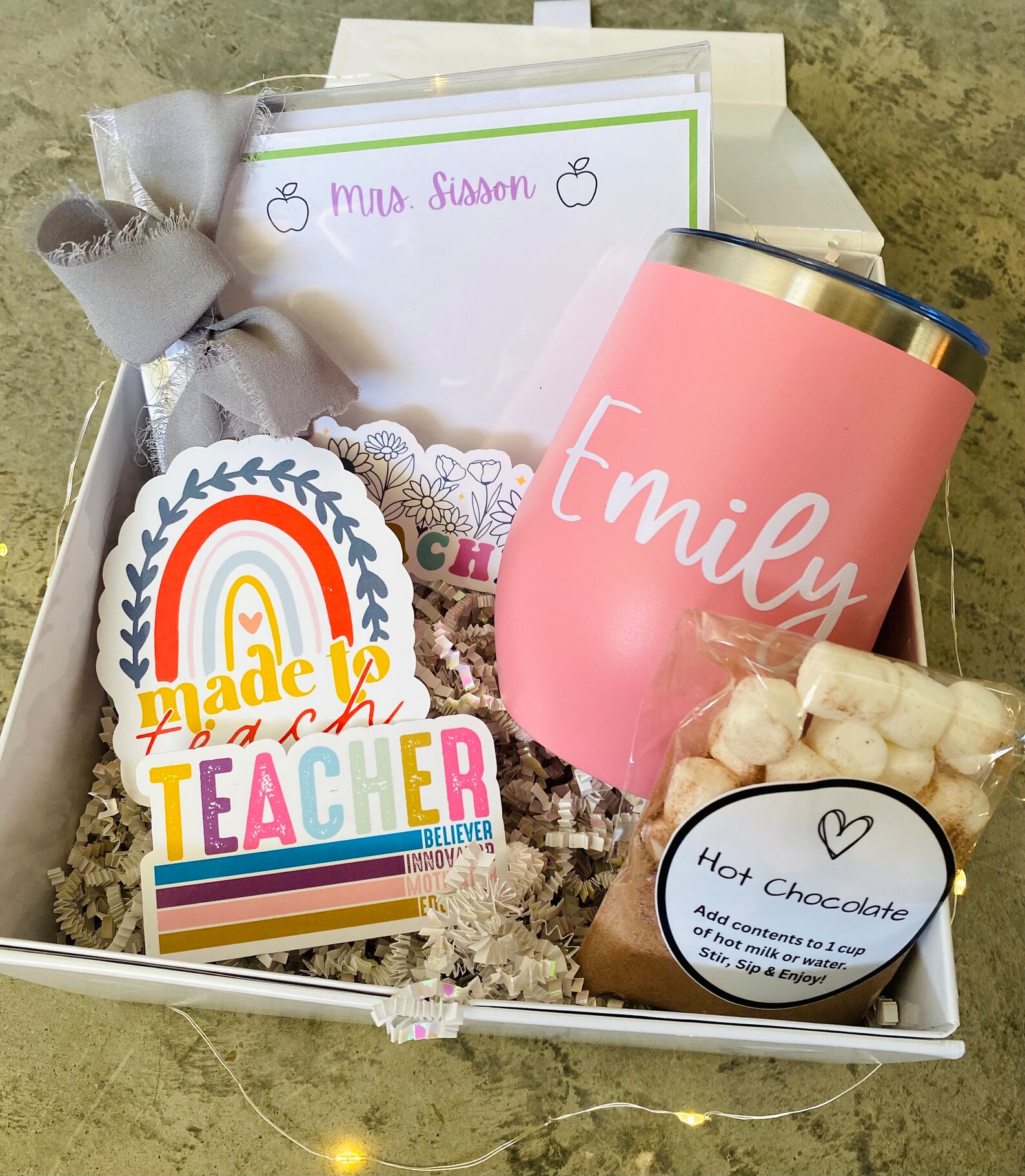 Teacher Appreciation Gift Teacher Gift Package End of School Year Gift ...