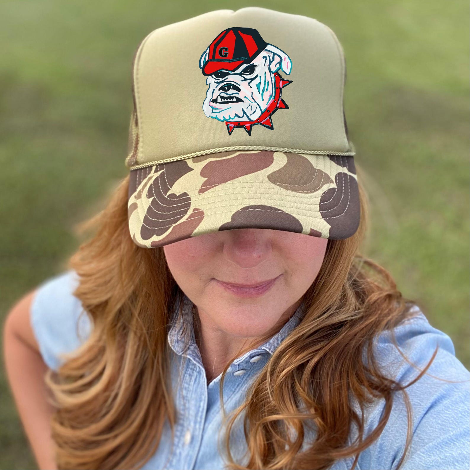 Georgia Bulldog Trucker Hat for Women Athens Georgia Football Game Day Outfit Trucker Cap UGA ...