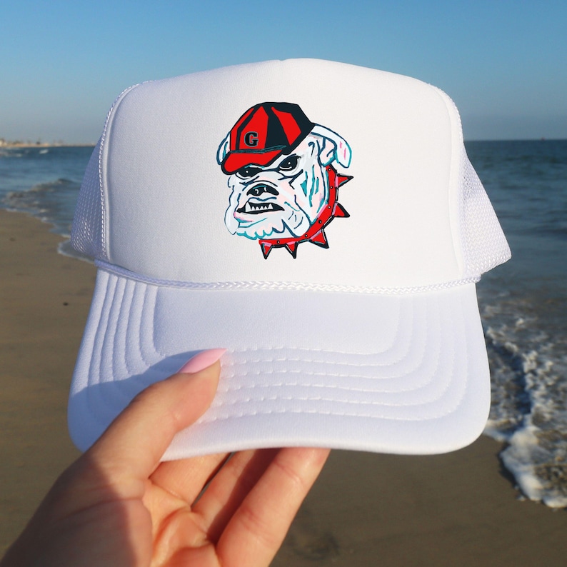 Georgia Bulldog Trucker Hat for Women Athens Georgia Football Game Day ...
