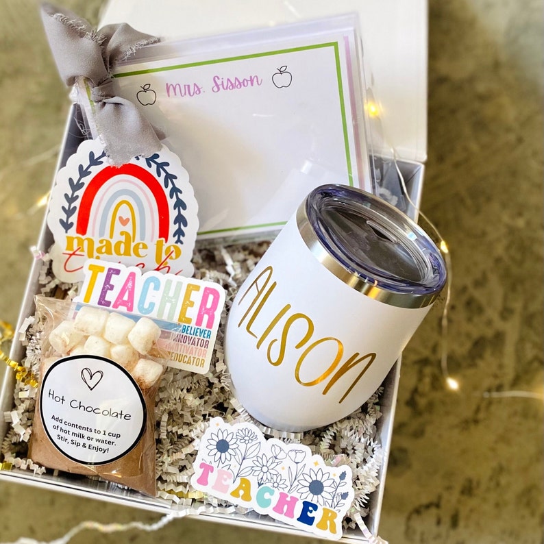 Christmas Gift Box for Teachers Gift Basket Holiday Teachers - Etsy