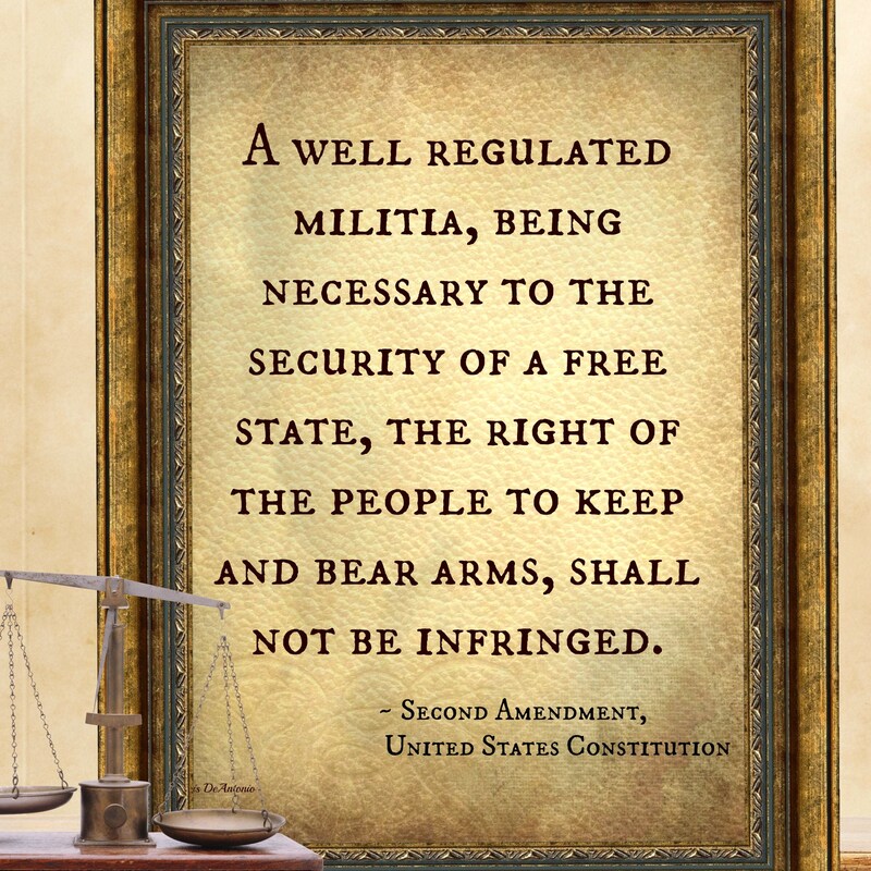 U.s. Constitution Amendments Poster - Etsy