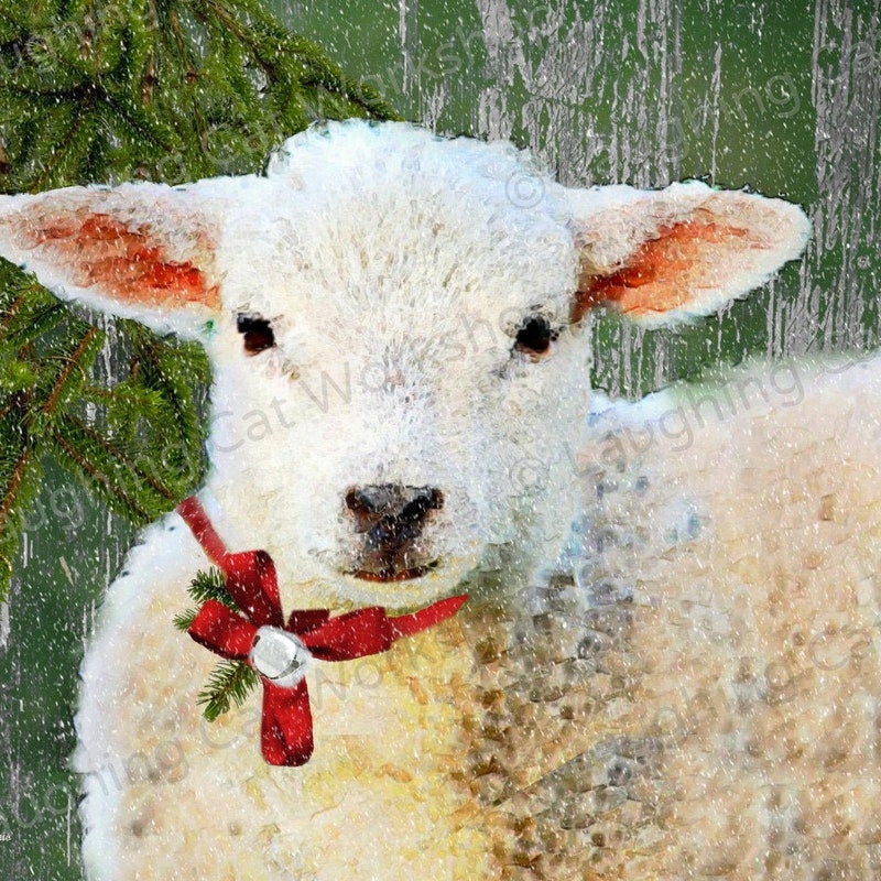 Christmas Sheep - Etsy