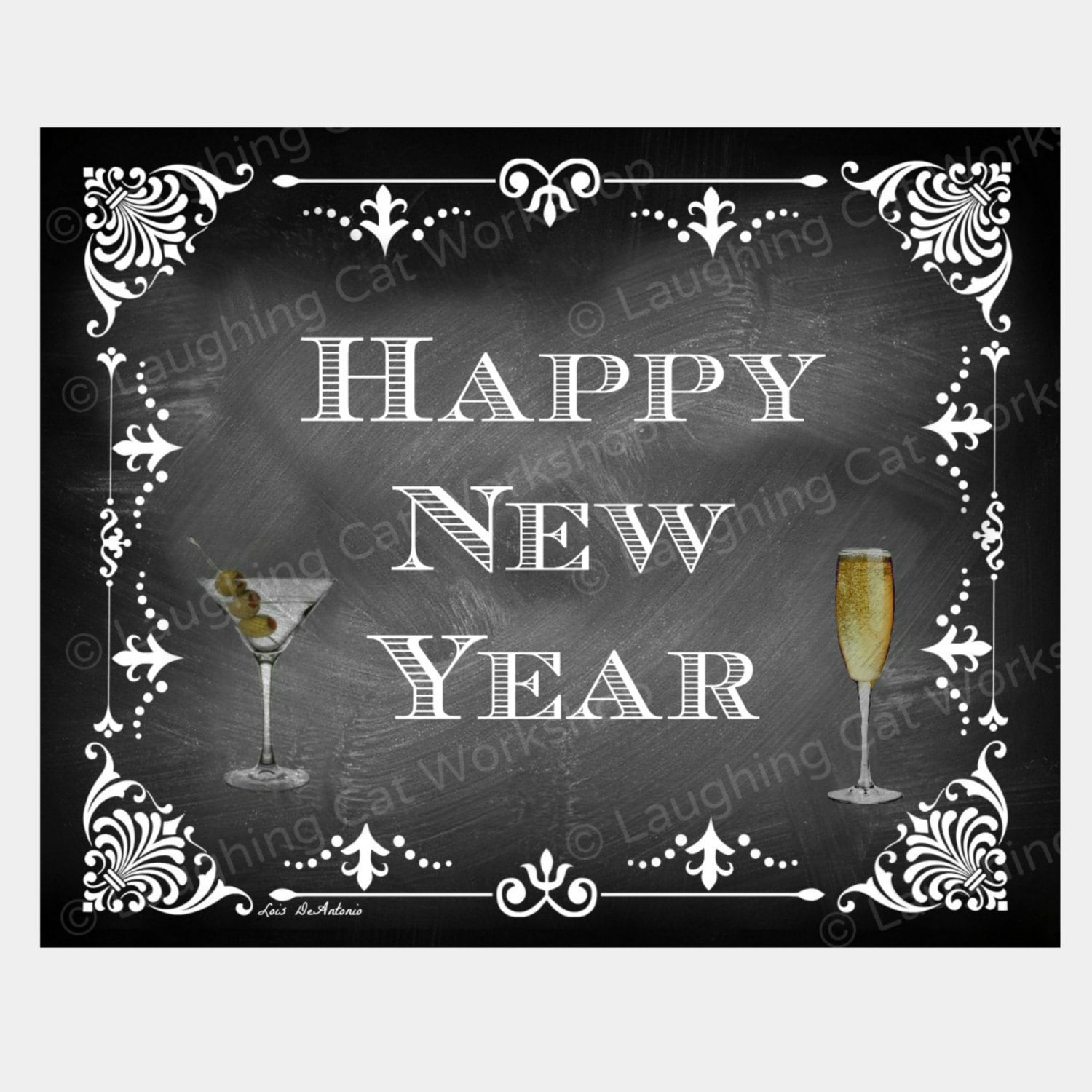 New Years Eve Party Sign Happy New Year Decor New Year Party Decoration ...