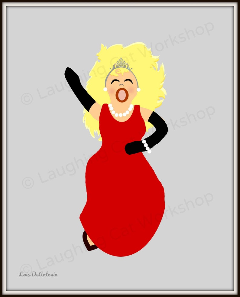 Blonde Woman NY Broadway Theater Opera Singer Song Singing Music Art ...