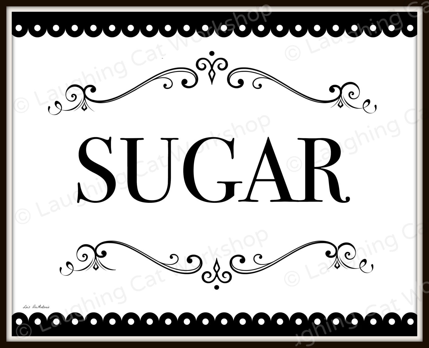 Wedding Dessert Table Sign Sugar Candy Bar Kitchen Decor Sweet Table ...