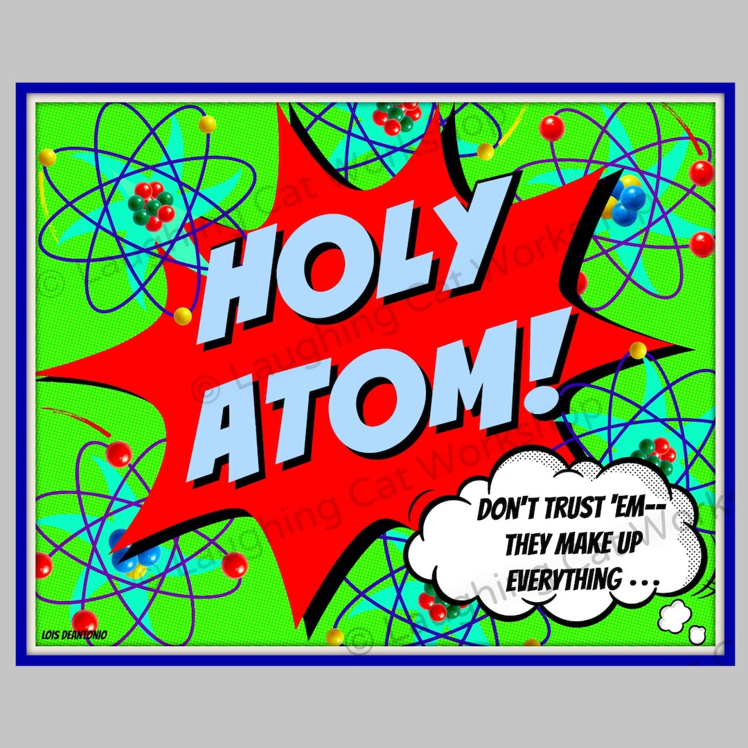 Science Art Funny Back to School Poster Physics Art Teacher Gift ...