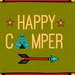 Happy Camper Print Camping Wall Art Summer Camp Art - Etsy