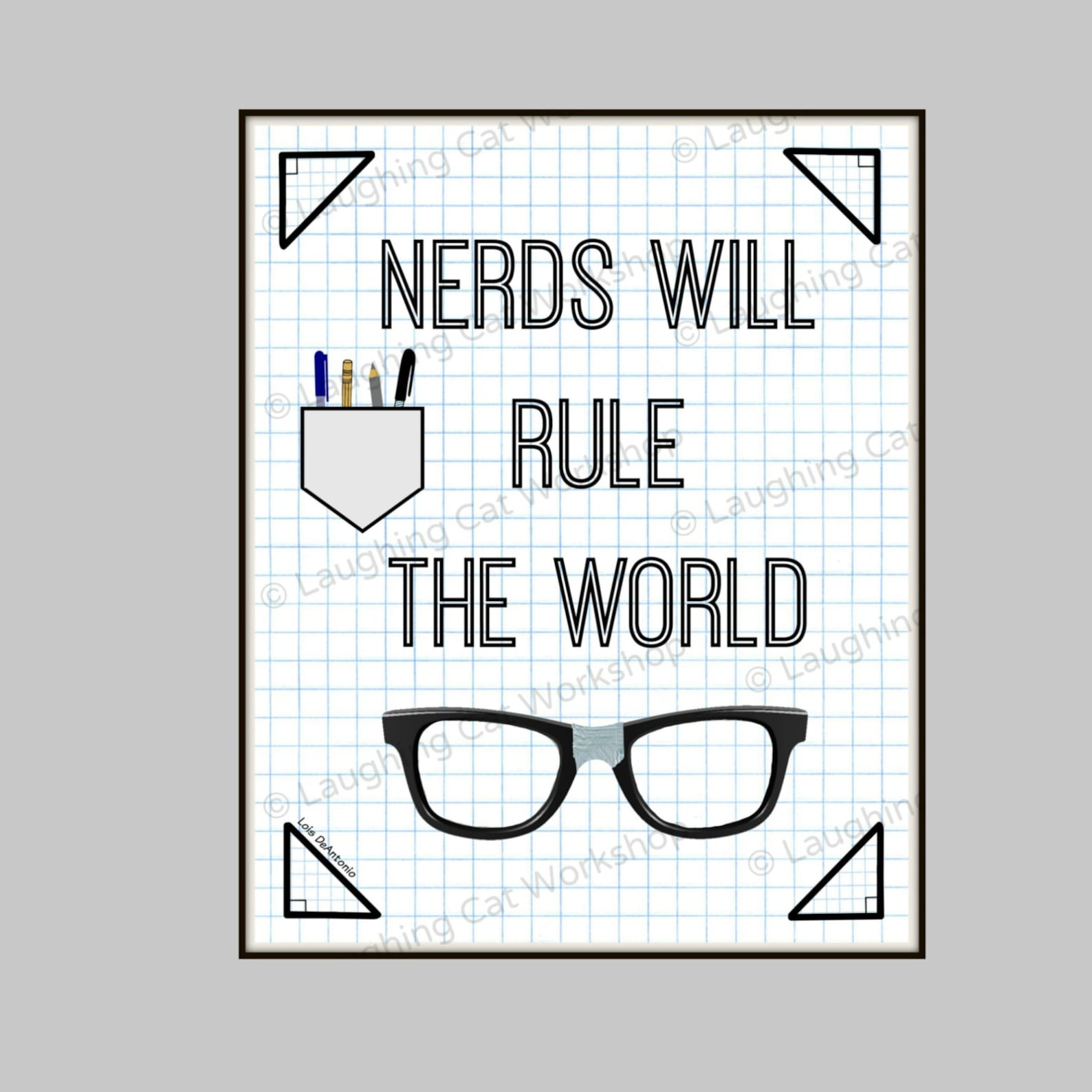Computer Electrical Engineering Art Funny Geek Nerd Art Print Office ...