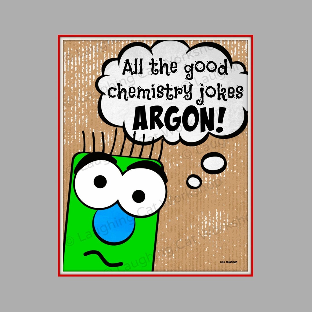 Funny Chemistry Science Art Back to School Education Print Science ...