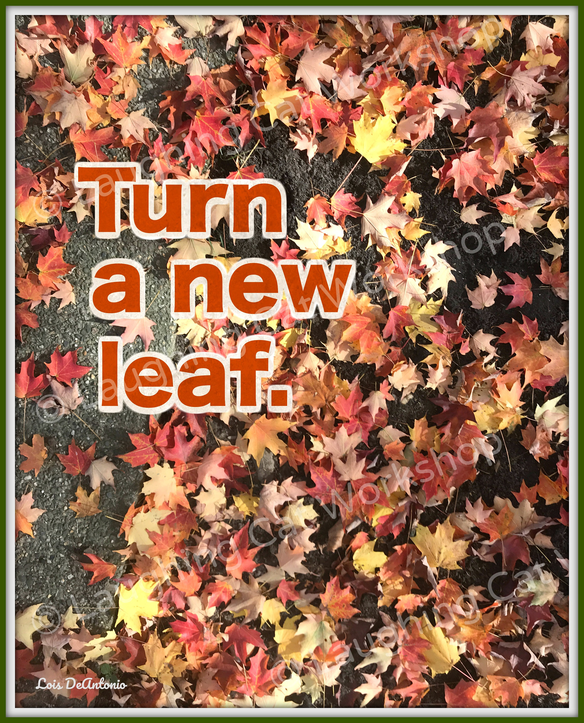 Autumn Leaves Tree Art Print Mental Health Education Poster Whimsical ...