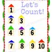 Counting Numbers Art Math Teacher Education Poster Baby Nursery Decor ...