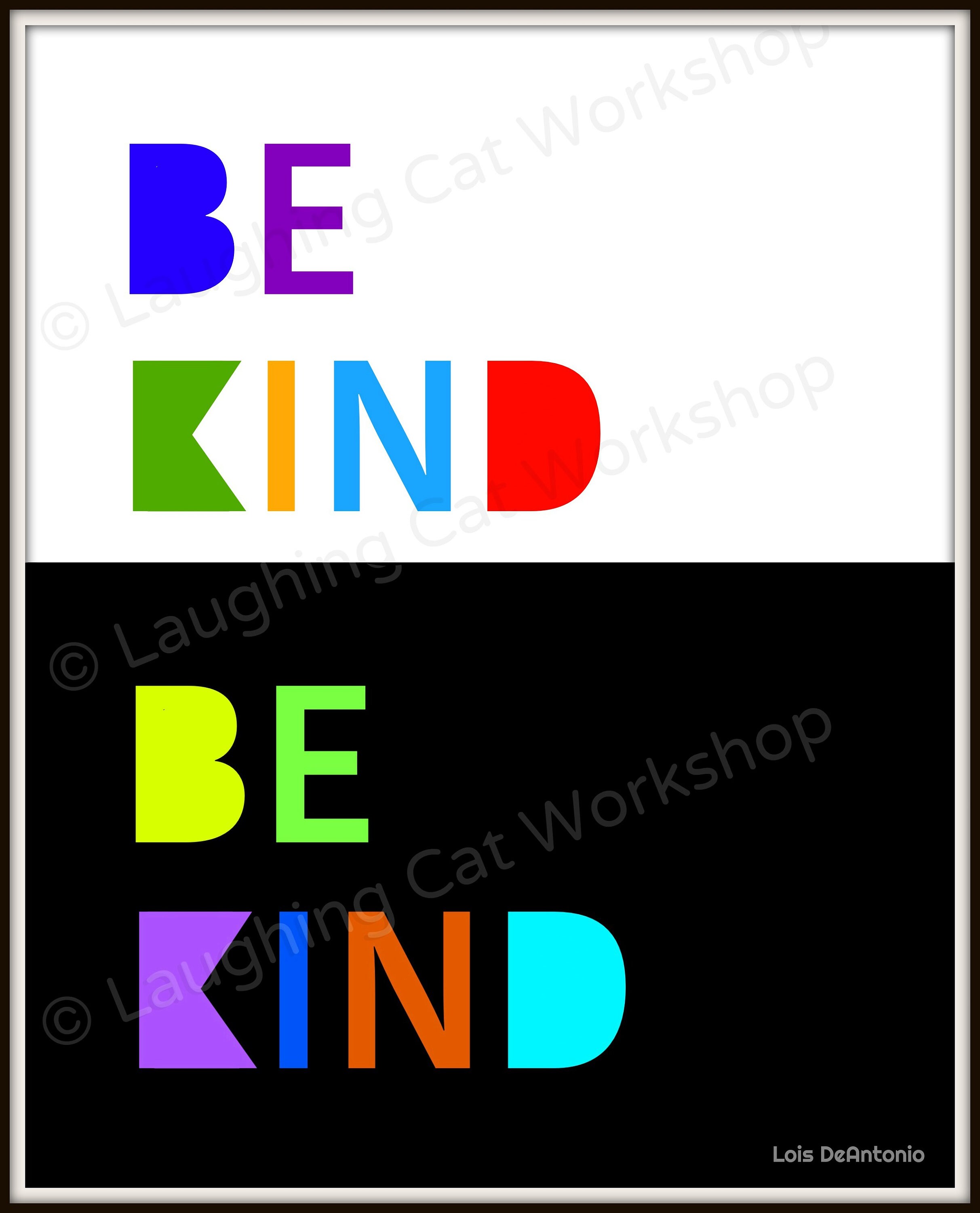 Be Kind Mental Health Education Poster Baby Nursery Decor - Etsy