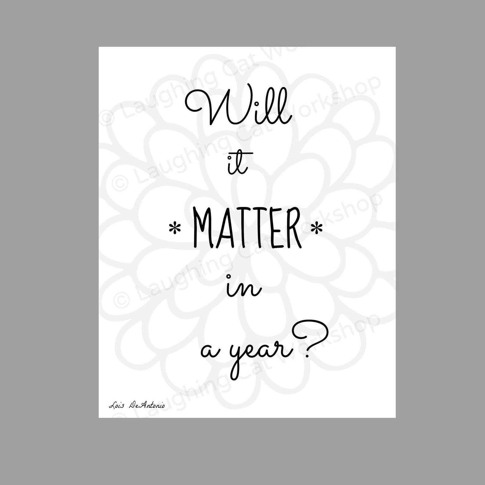 Mental Health Education Poster Flower Art Print Back to School ...