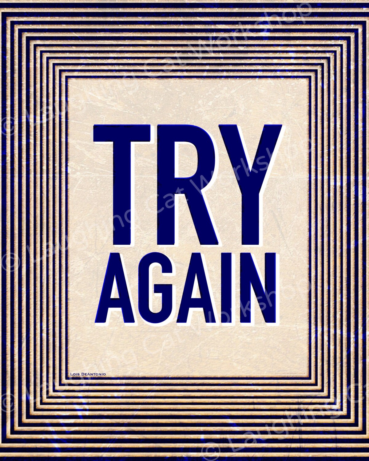 Try Again Inspirational Quote Art Teacher Back to School Counselor ...