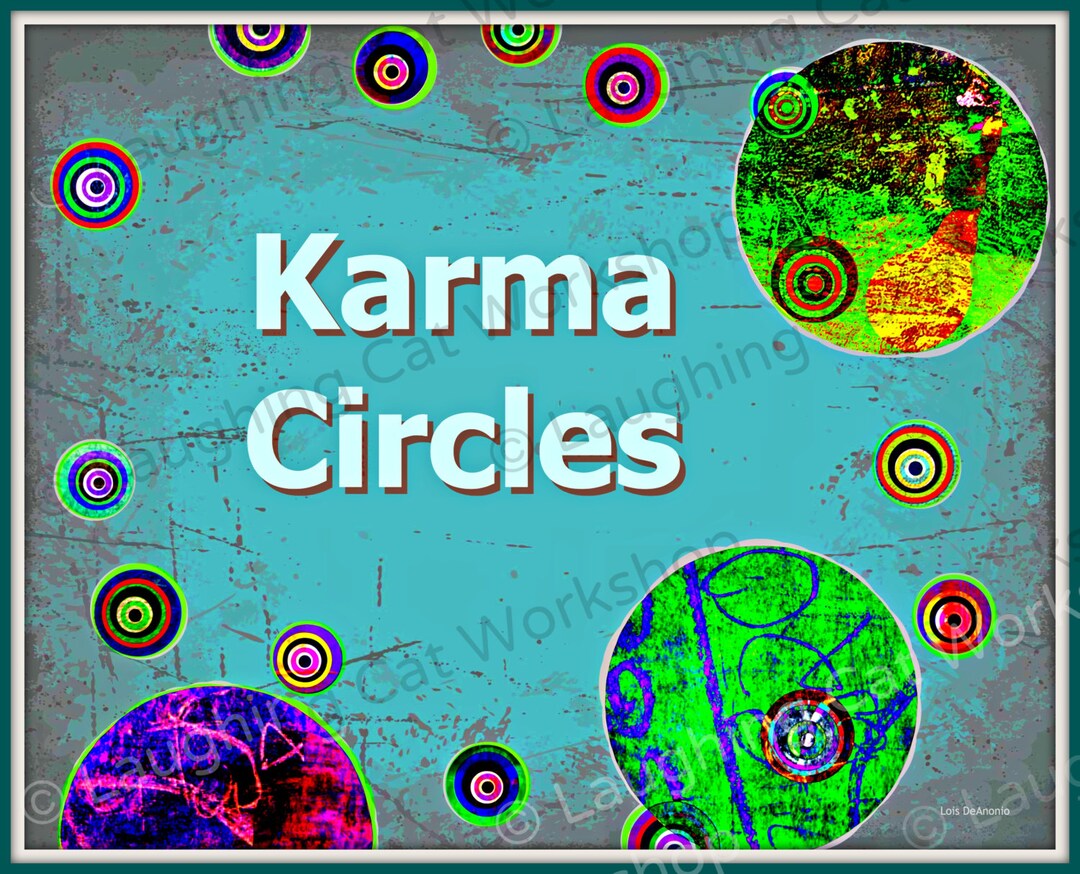 Karma Print Buddha Quote Print Buddhism Wall Art Comes Around Goes ...