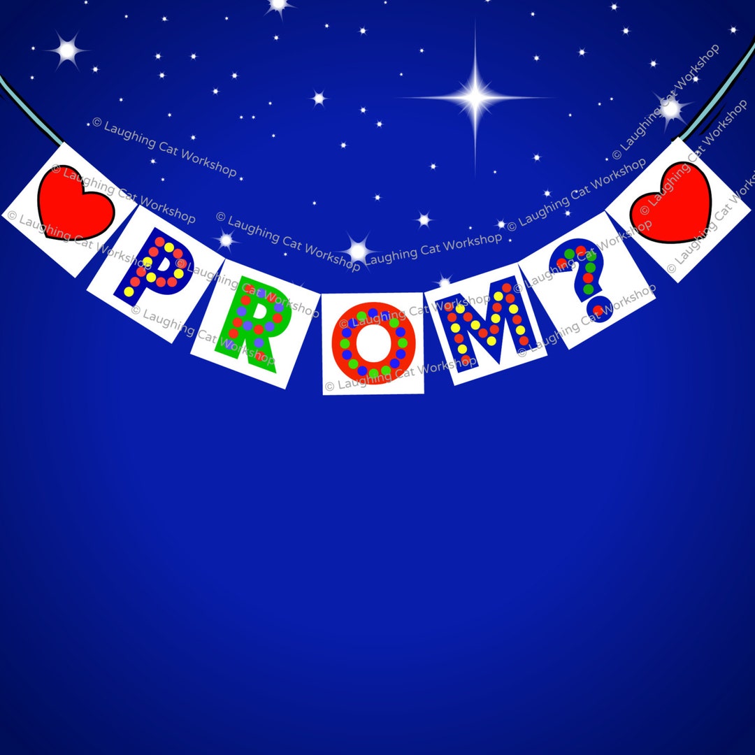 Prom Download Promposal Printable Prom Sign High School Prom Invite Ask ...