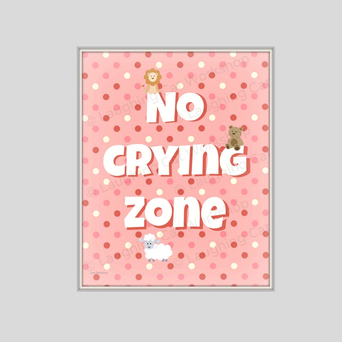 Cute Baby Print Funny Baby Print No Crying Zone Cry Baby - Etsy