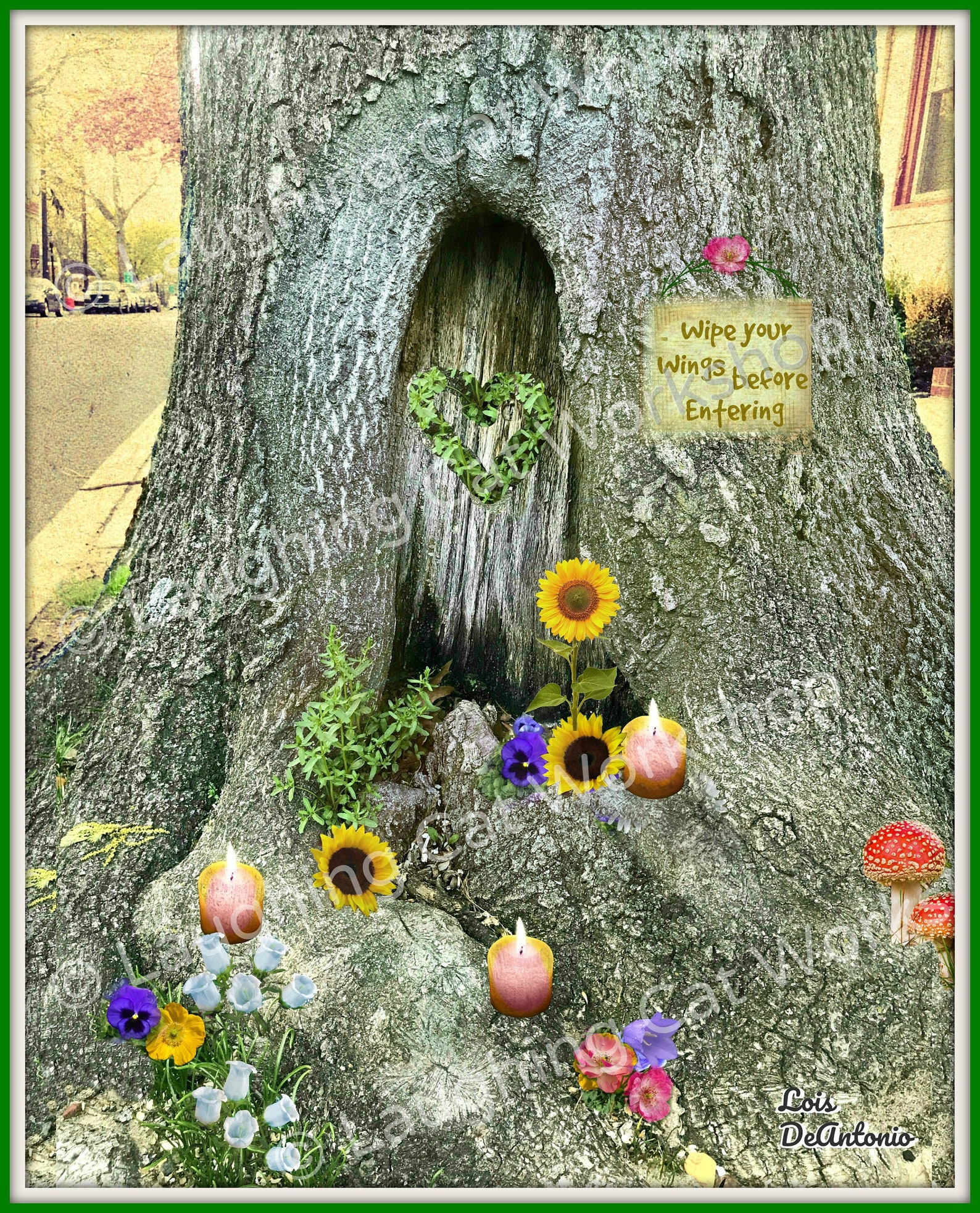 Tree Fairies Art Print Tree Art Whimsical Magical Forest Baby Nursery ...