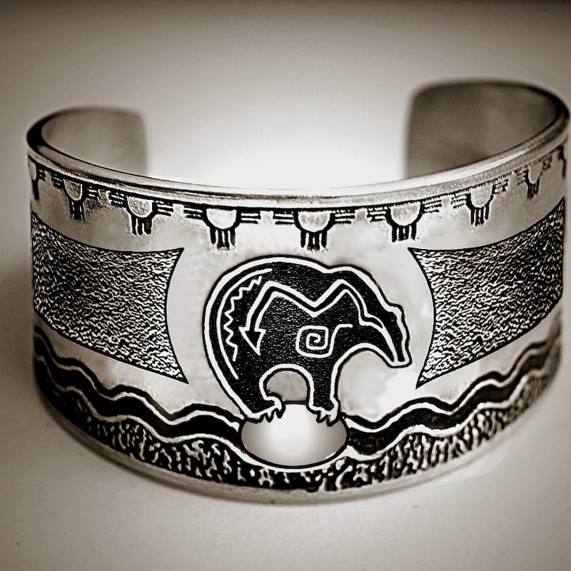 Native American Bear Cuff - Etsy