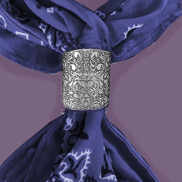 Silver Scarf Slide - Etsy