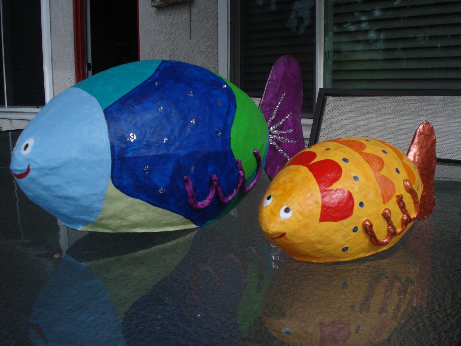 Handmade Paper Mache Fish, Colorful Nursery Decor - Etsy