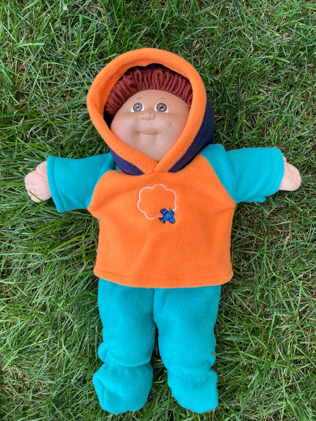 WINTER! 16" Inch, Cabbage Patch Doll Clothes, Boy, Orange, Teal, Navy ...