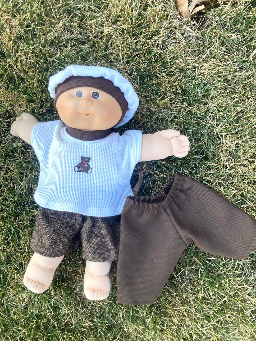 Cabbage Patch Outfit Preemie, 14” Inch, Boy Doll Clothes, Ivory ...