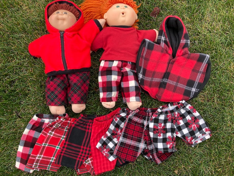 Cabbage Patch Clothes, Fits 16" Boy Doll, MIX and MATCH. Choose Red ...